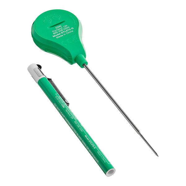 CDN DTL572G 4 5/16" Green Waterproof Digital Pocket Probe Lollipop ...
