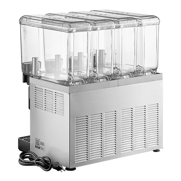 Narvon RBD2G4S Quadruple 2 Gallon Bowl Refrigerated Beverage Dispenser ...