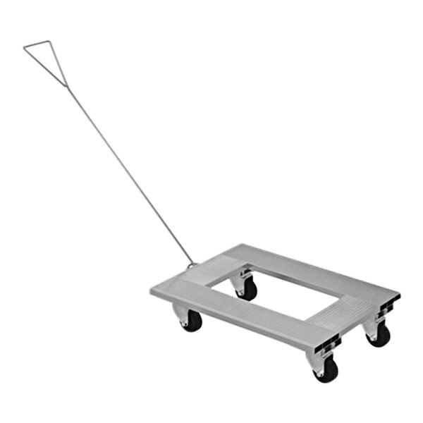Vestil 21" x 30" Aluminum Channel Dolly with Pull Hook with 900 lb ...