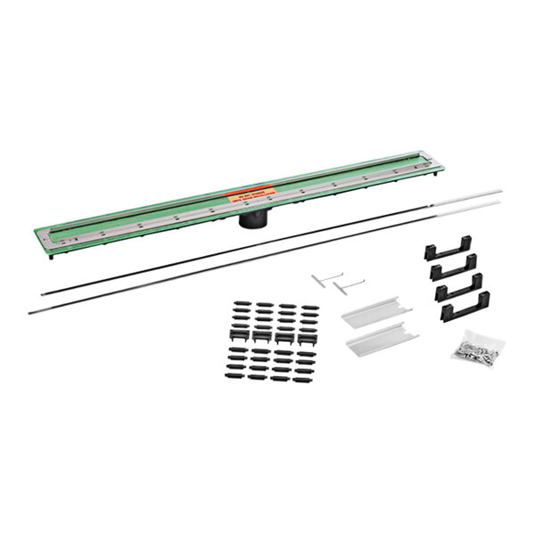 QuickDrain by Oatey SL5664 ShowerLine 56" PVC Linear Drain Body with 2 ...