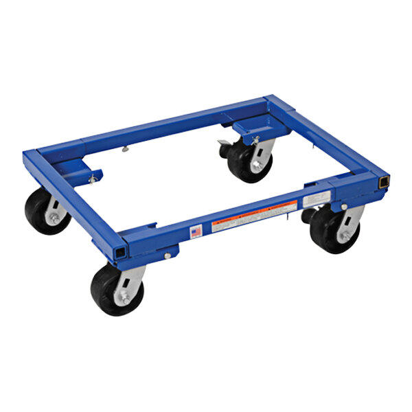 Vestil Adjustable Tote Dolly with 4" Casters and 2,000 lb. Capacity ATD ...