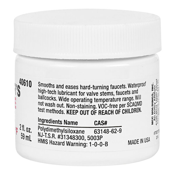 Hercules by Oatey 2 fl. oz. Plumber's Silicone Grease 40610