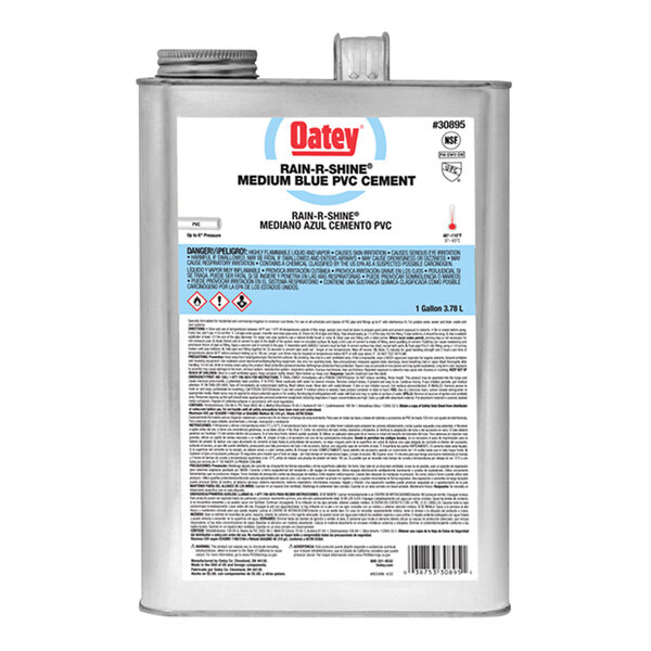 Oatey Rain-R-Shine 30895 1 Gallon PVC Medium Blue Cement