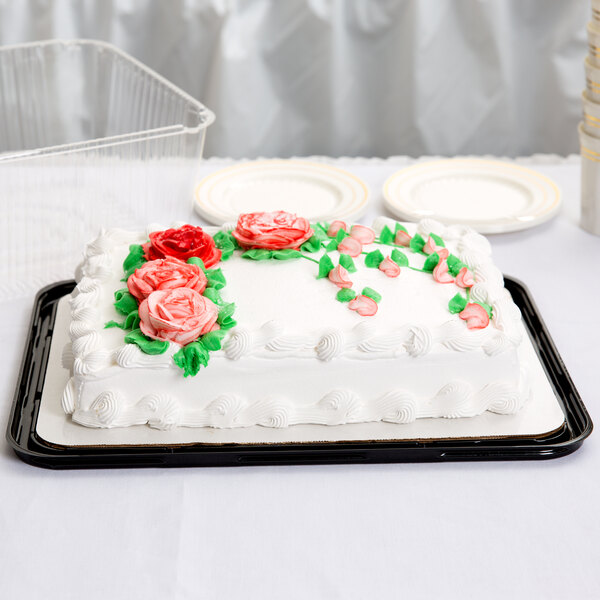 D&W Fine Pack G85-1 1/4 Size 2-3 Layer Sheet Cake Display Container ...