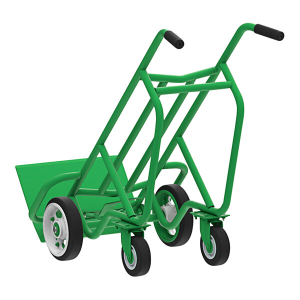 Valley Craft 1,000 lb. Deluxe 4-Wheel Steel Hand Truck with Solid ...
