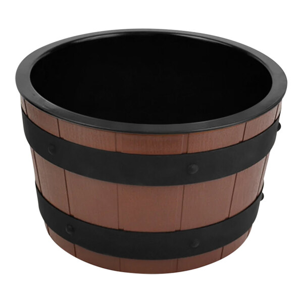 Dalebrook by BauscherHepp 128 oz. Brown / Black ABS Plastic Barrel ...