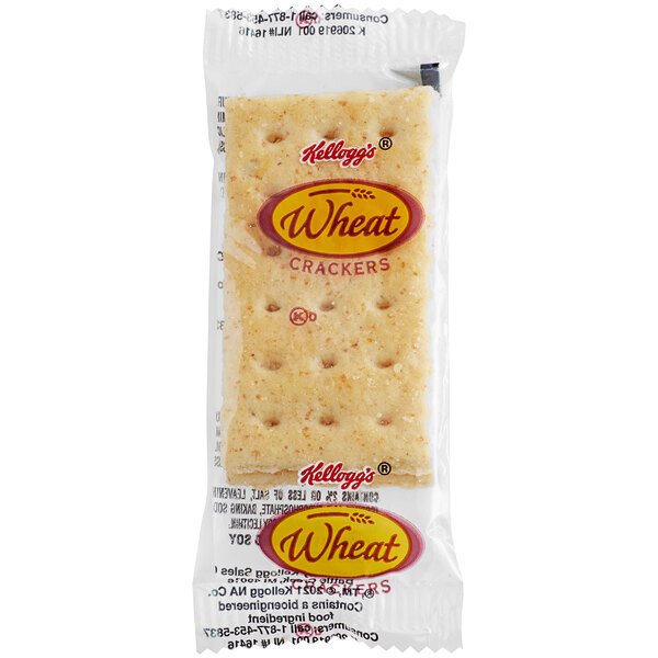 Kellogg's Whole Wheat Crackers 2-Pack - 500/Case
