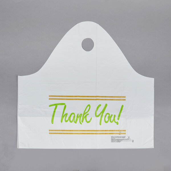LK Packaging LK Packaging Plastic "Thank You" 24" x 11" x 20" Take Out ...