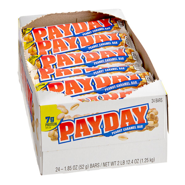 PAYDAY Peanut Caramel Candy Bar 1.85 oz. - 24/Pack