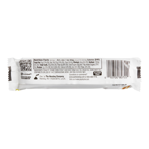 PAYDAY Peanut Caramel Candy Bar 1.85 oz. - 288/Case