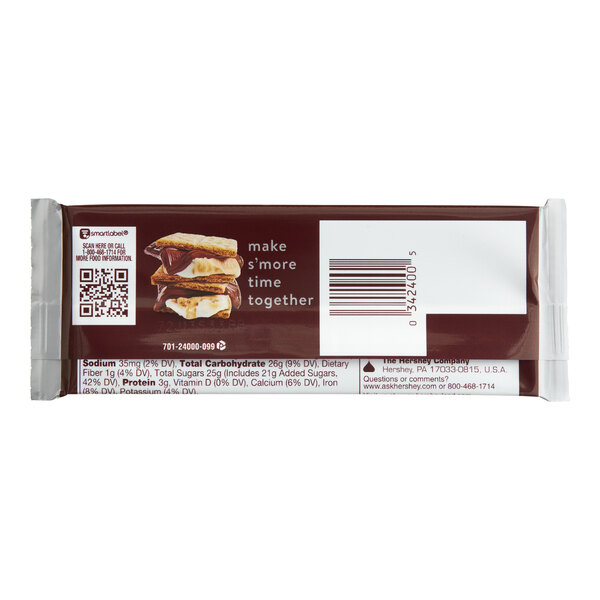 HERSHEY'S Milk Chocolate Bar 1.55 oz. - 36/Pack
