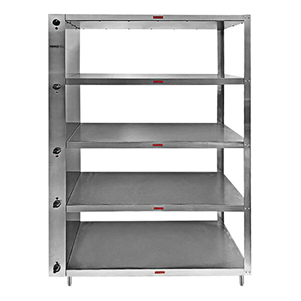 Nemco 6302-2 2-Shelf Stainless Steel Heated To-Go Shelf - 120V, 700W