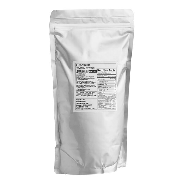 Fanale Strawberry Pudding Powder Mix 2.2 lb.