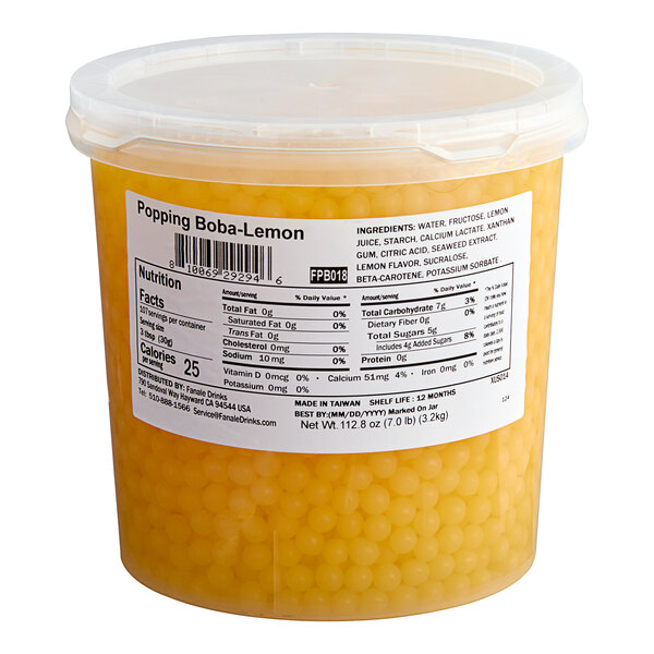 Fanale Lemon Popping Boba 7.26 lb.