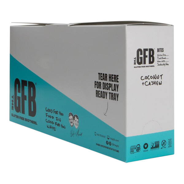 The GFB Coconut Cashew Bites 1.2 oz. - 60/Case
