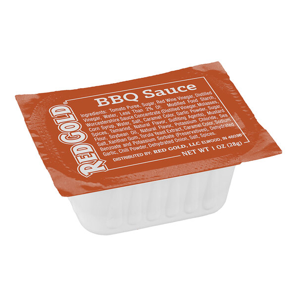 Red Gold Barbecue Sauce 1 oz. Cup - 250/Case