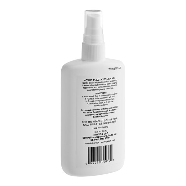 Novus PN-7020 8 oz. Plastic Clean & Shine #1