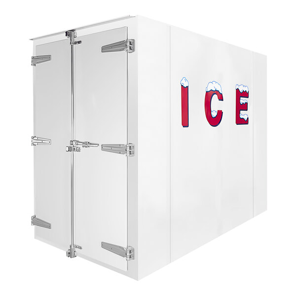 Leer 5X10AD 5' x 10' Auto Defrost Cooler / Freezer / Ice Transport with ...