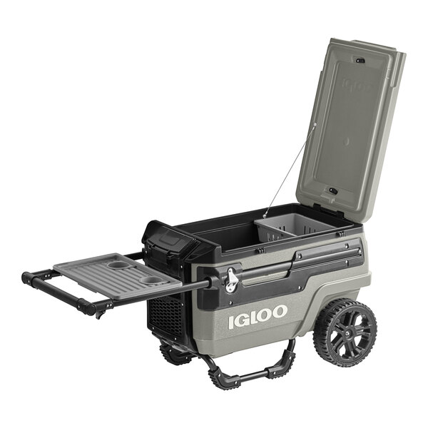 Igloo 34708 Trailmate Journey 70 Qt. Olive Green Mobile Cooler with ...