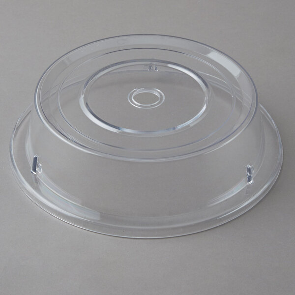 Cambro 9011CW152 Camwear Camcover 10" Clear Plate Cover - 12/Case