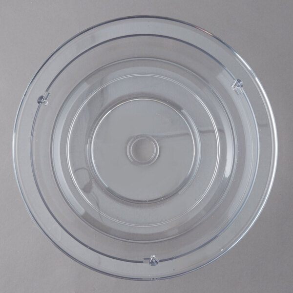 Cambro 9011CW152 Camwear Camcover 10" Clear Plate Cover - 12/Case