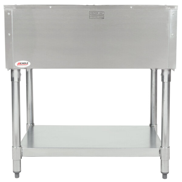 Eagle Group DHT2 Open Well Two Pan Electric Hot Food Table - 120V