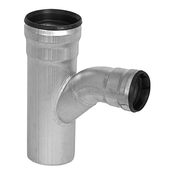 Josam JF-1704 4" x 2" Stainless Steel 1/8 Bend Combination Wye Fitting ...