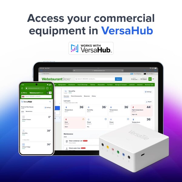 VersaTile Remote WiFi-Enabled Dual Walk-In / Refrigeration Temperature ...