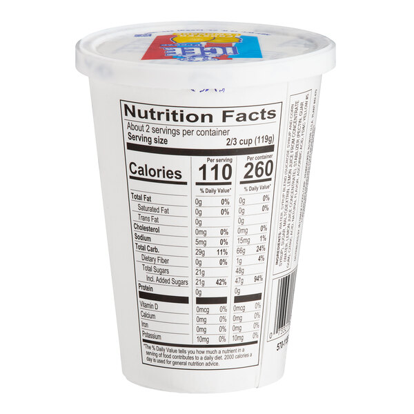 ICEE Frosted Lemonade Freeze Cup 12 fl. oz. - 12/Case