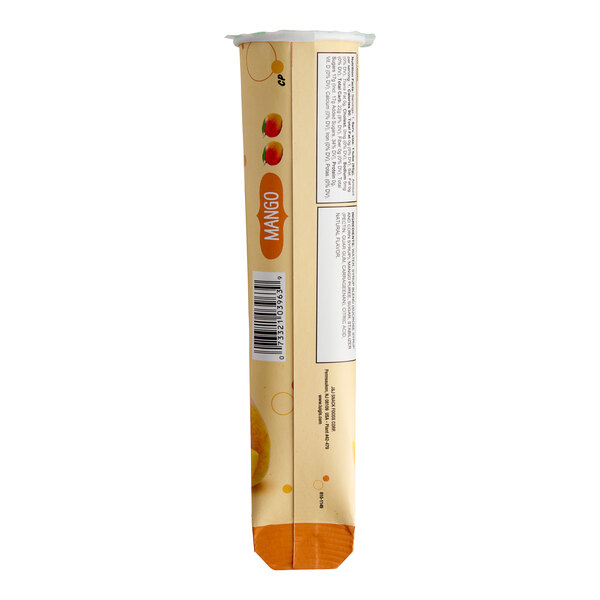 Luigi's Mango Italian Ice Tube 4 fl. oz. - 24/Case