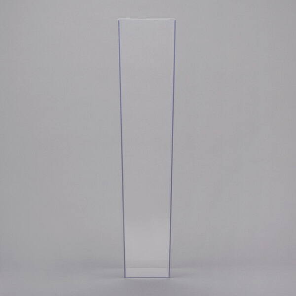 Cal-Mil 879-24 5" x 24" Square Clear Acrylic Accent Display Vase