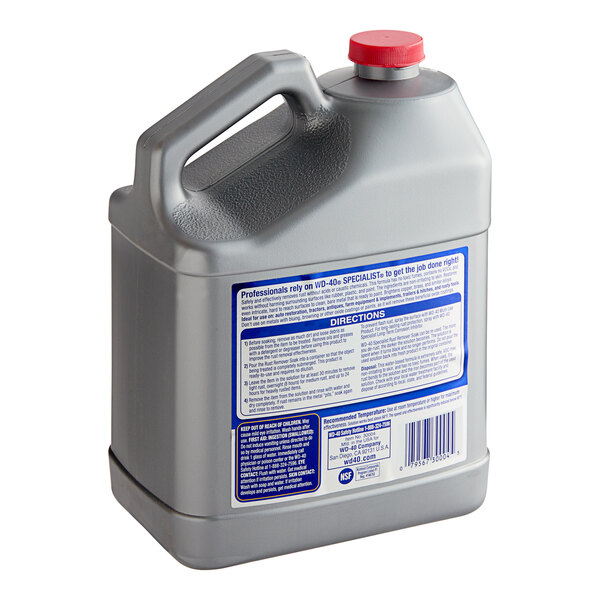 WD-40 300042 1 Specialist Gallon Rust Remover Soak - 4/Case