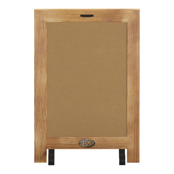 Flash Furniture Canterbury 9 1/2" x 14" Torched Wood Magnetic Tabletop ...