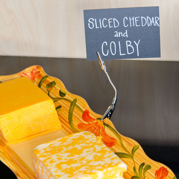 American Metalcraft CLIPIT2 5" Double-Sided Flexible Sign Clip