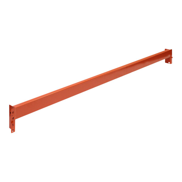 Interlake Mecalux 108" Orange Heavy-Duty Non-Slotted Pallet Rack Beam ...