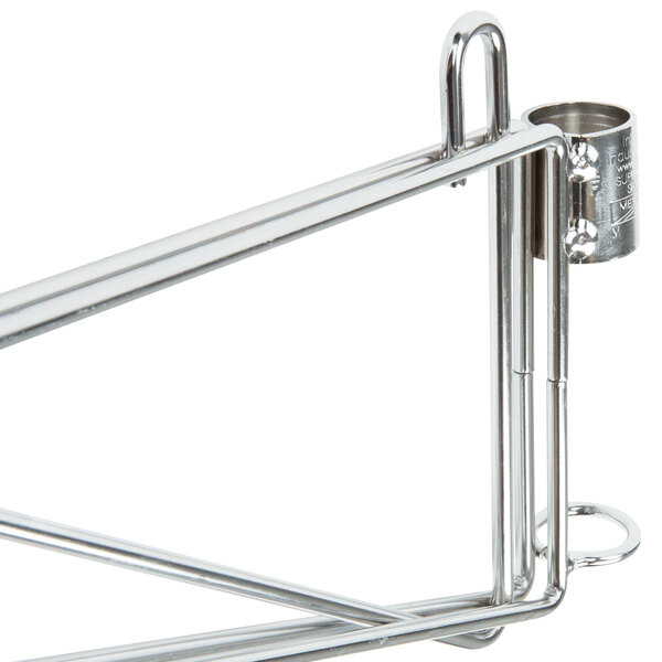 Metro 1WS14C Super Erecta Chrome Post-Type Wall Mount 14" Shelf Support