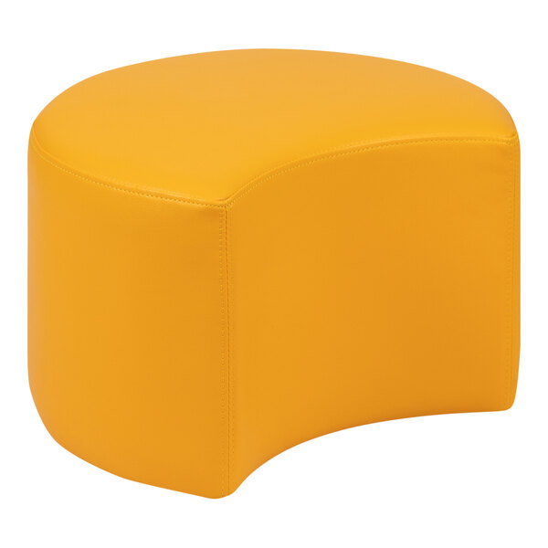 Flash Furniture Nicholas 12" Yellow Flexible Soft Seating Moon Modular ...