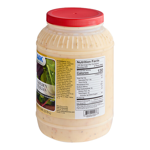 AAK Select Recipe Golden Italian Dressing 1 Gallon Container