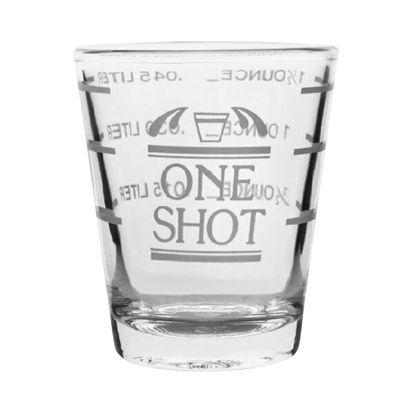 Franmara 2 oz. Shot Glass with Pour Lines - 12/Pack