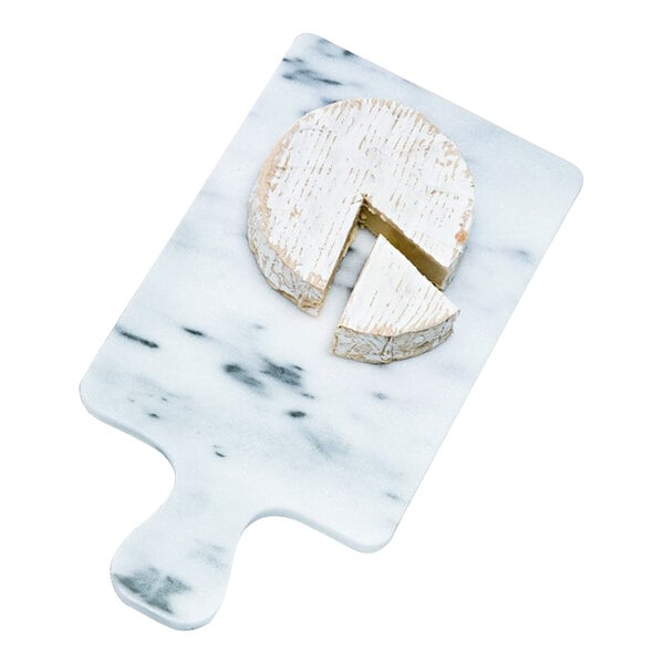 Franmara 11 7/8" x 6 5/16" Marble Paddle Cheese Board