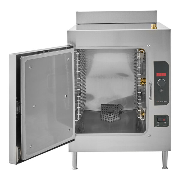 Cleveland 21CGA5 SteamCraft Ultra Natural Gas 5 Pan Countertop Steamer ...