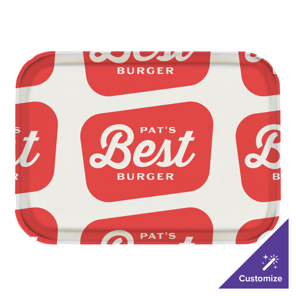 Cambro 8" x 10" Rectangular Edge-to-Edge Customizable Fiberglass ...