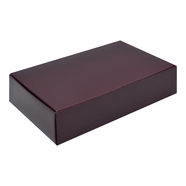 Simplex 7 1/4" x 4 5/8" x 1 3/4" 1-Piece 1 1/2 lb. Maroon Candy Box ...