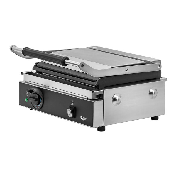Vollrath PSG4-SF120 Single Cast Iron Panini Grill with Smooth Plates ...