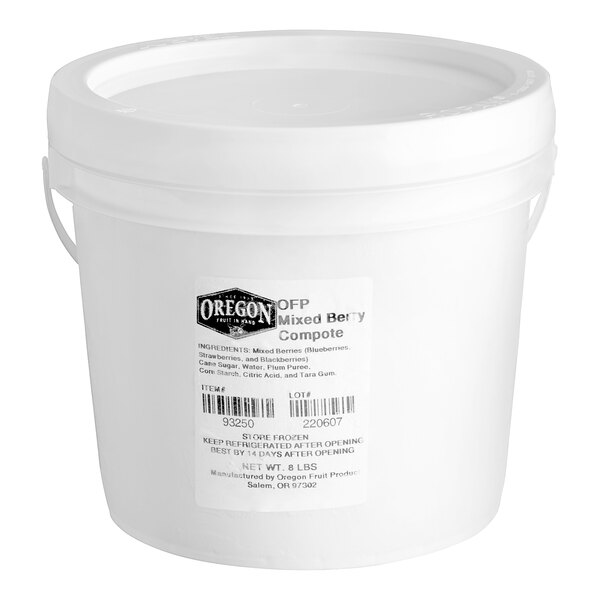 Oregon Fruit Mixed Berry Filling & Topping 8 lb. - 2/Case