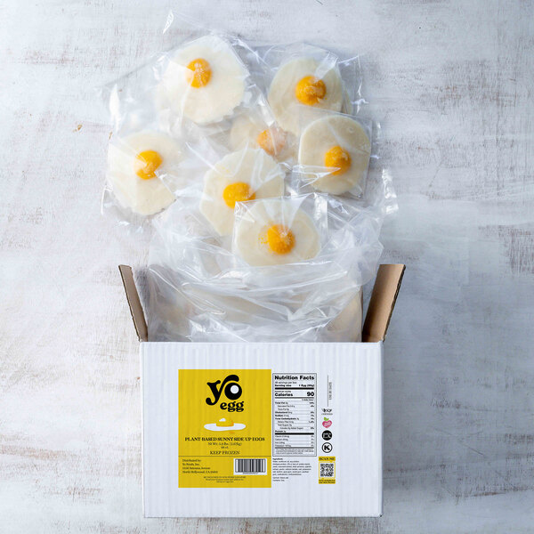 Yo Egg Plant-Based Sunny Side Up Egg 1.97 oz. - 48/Case