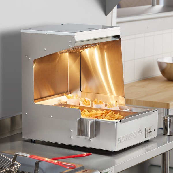 ServIt FFDS17 17" Stainless Steel Fry Dump Holding Station - 120V
