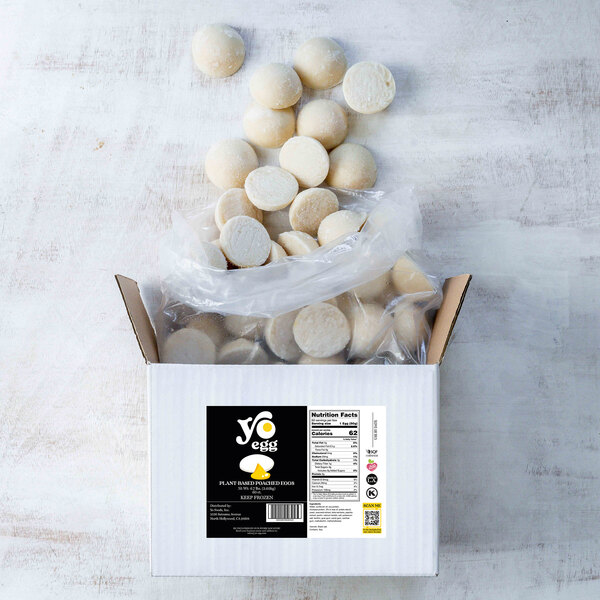 Yo Egg Plant-Based Poached Egg 1.79 oz. - 60/Case