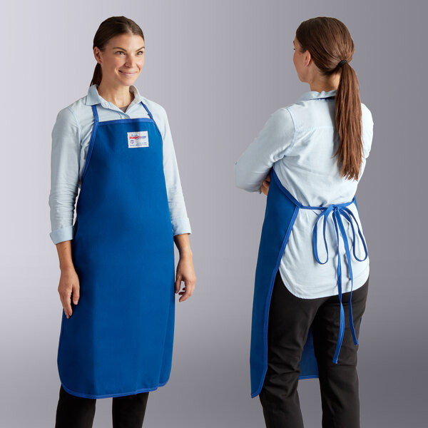 Tucker Safety Products Burnguard 36" Blue Nomex® Apron 10360