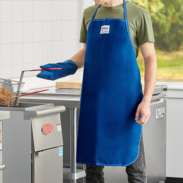 Tucker Safety Products Burnguard 36" Blue Nomex® Apron 10360